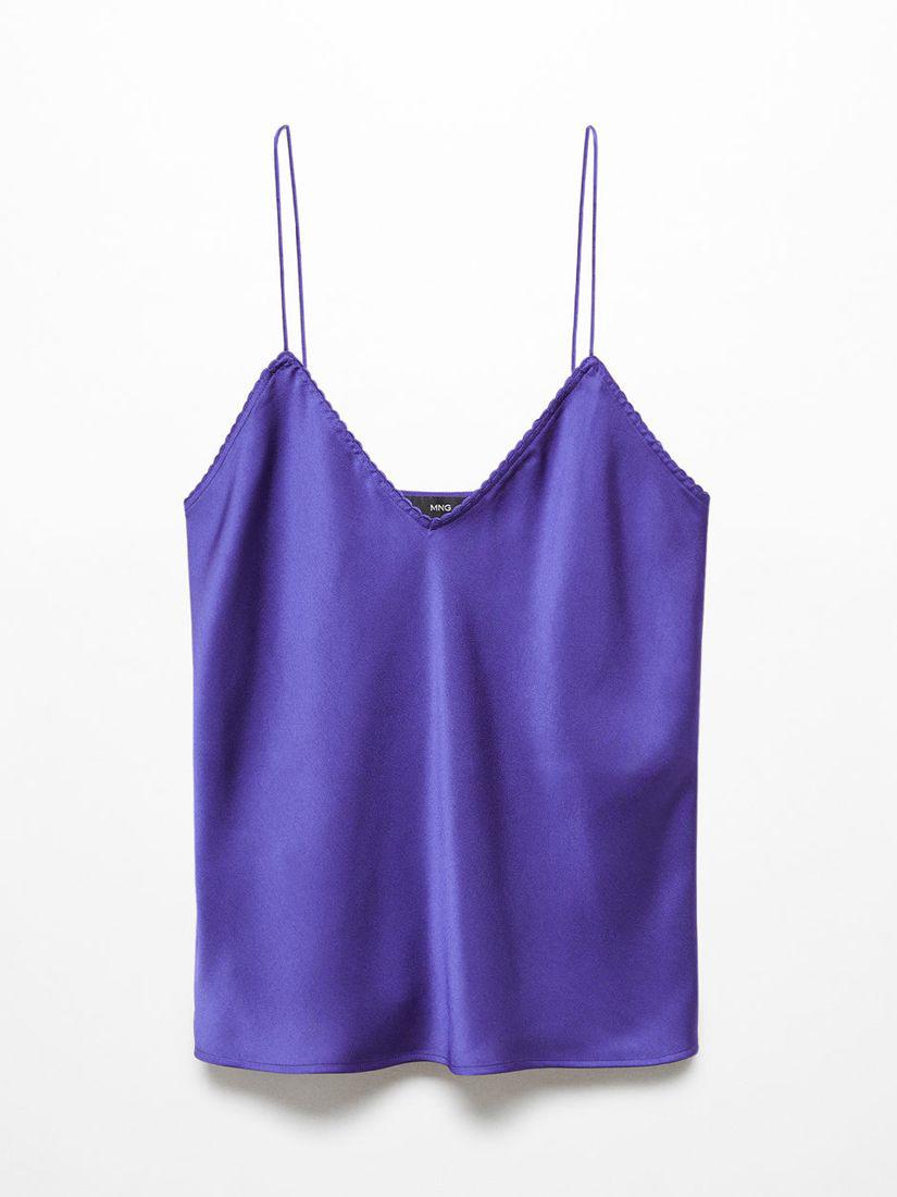 MANGO Satin Cami Vest Top | endource