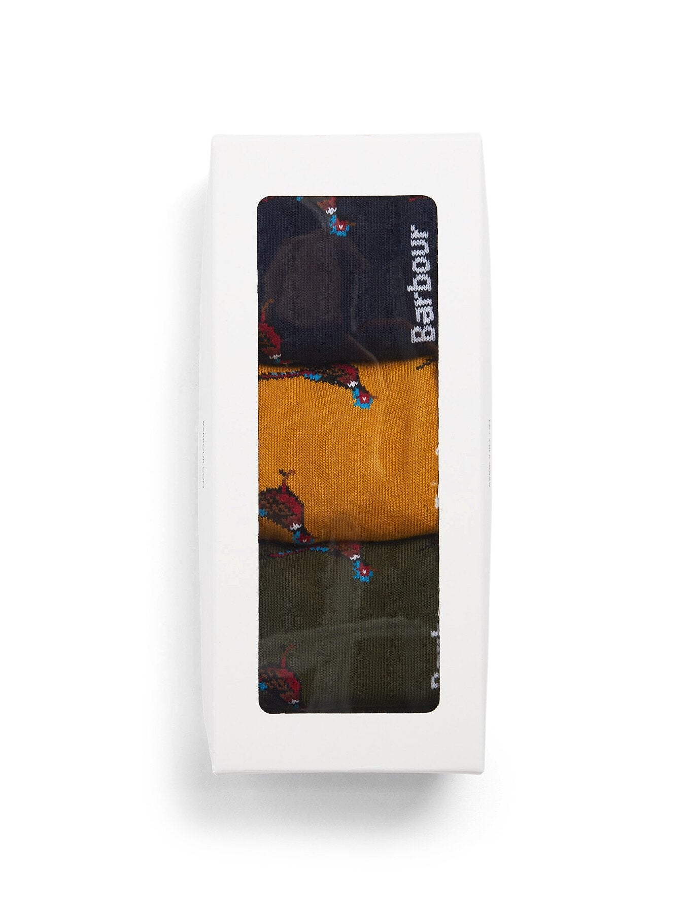 BARBOUR Pheasant Socks Gift Box | endource