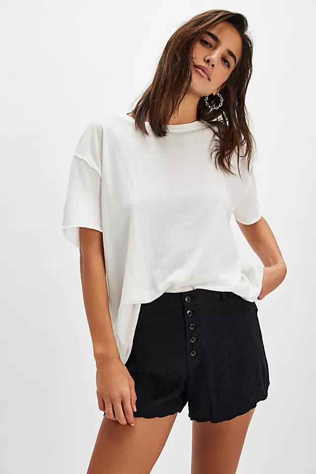 FREE PEOPLE Claudia Tap Shorts in Black Combo | endource