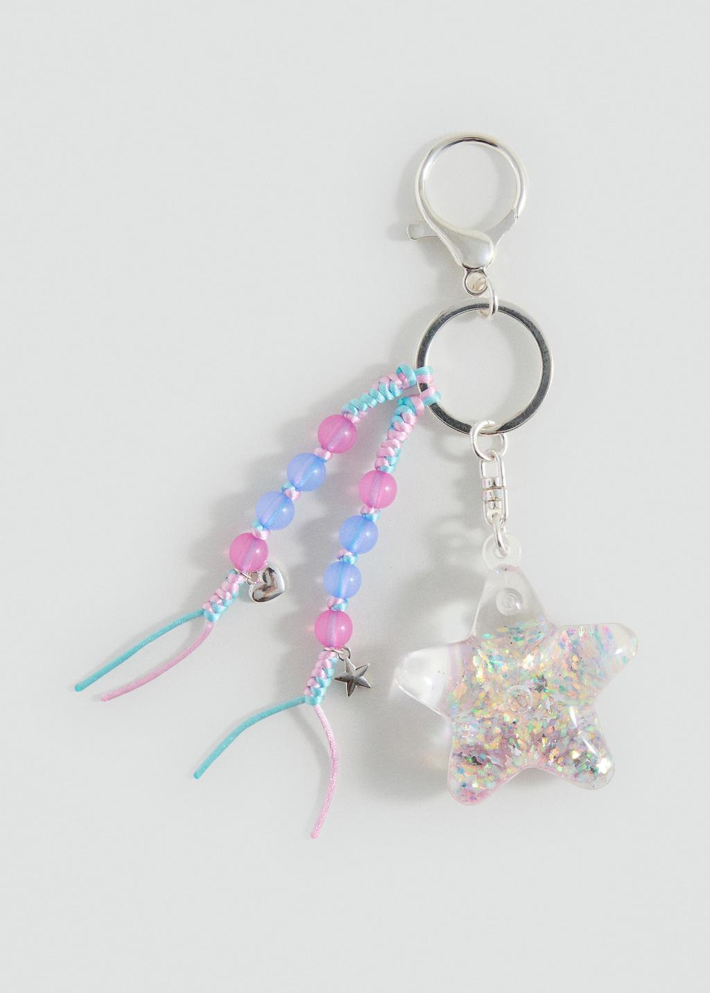 MANGO Star Keychain in Pale Pink | endource