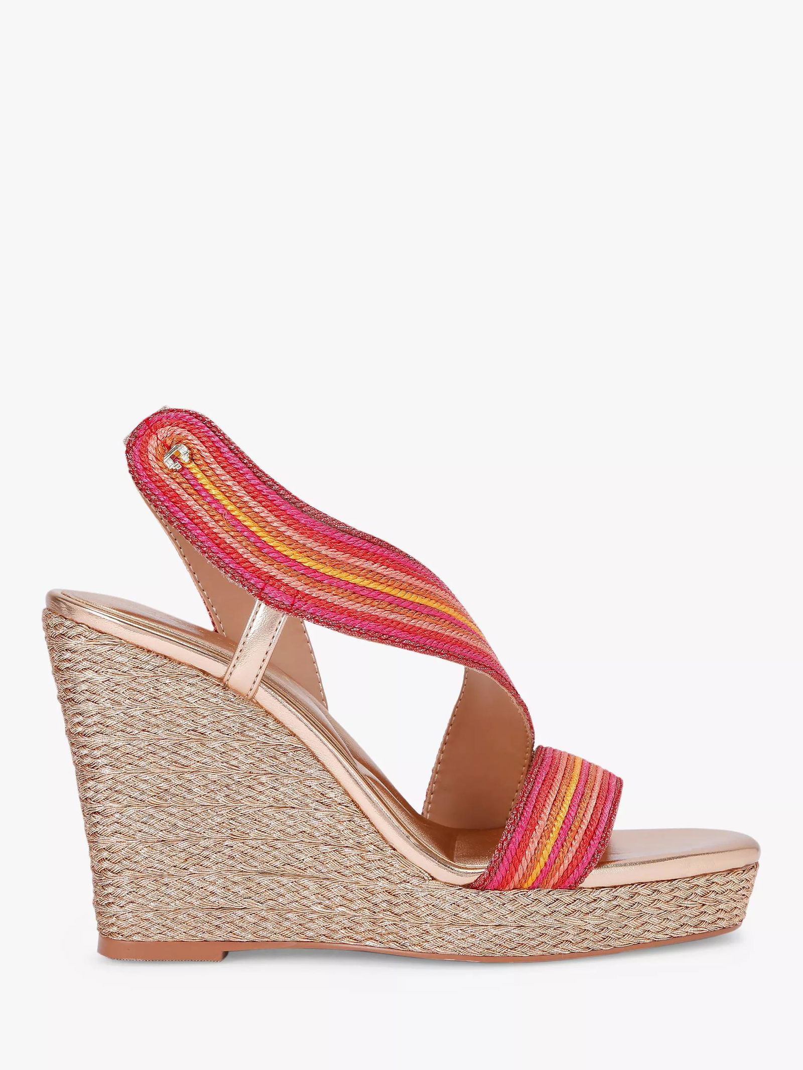 CARVELA Gala Wedge Sandals in Fuchsia | endource