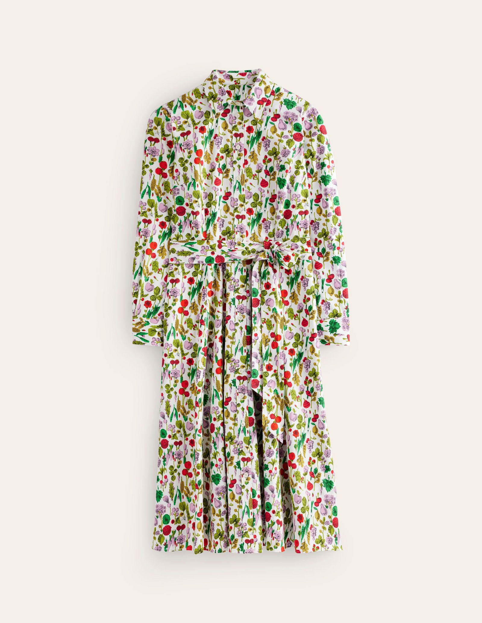 BODEN Amy Cotton Midi Shirt Dress | endource
