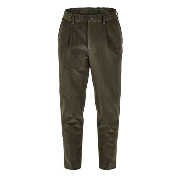 BARBOUR Men's Wallington Corduroy Drawstring Suit Trousers | endource