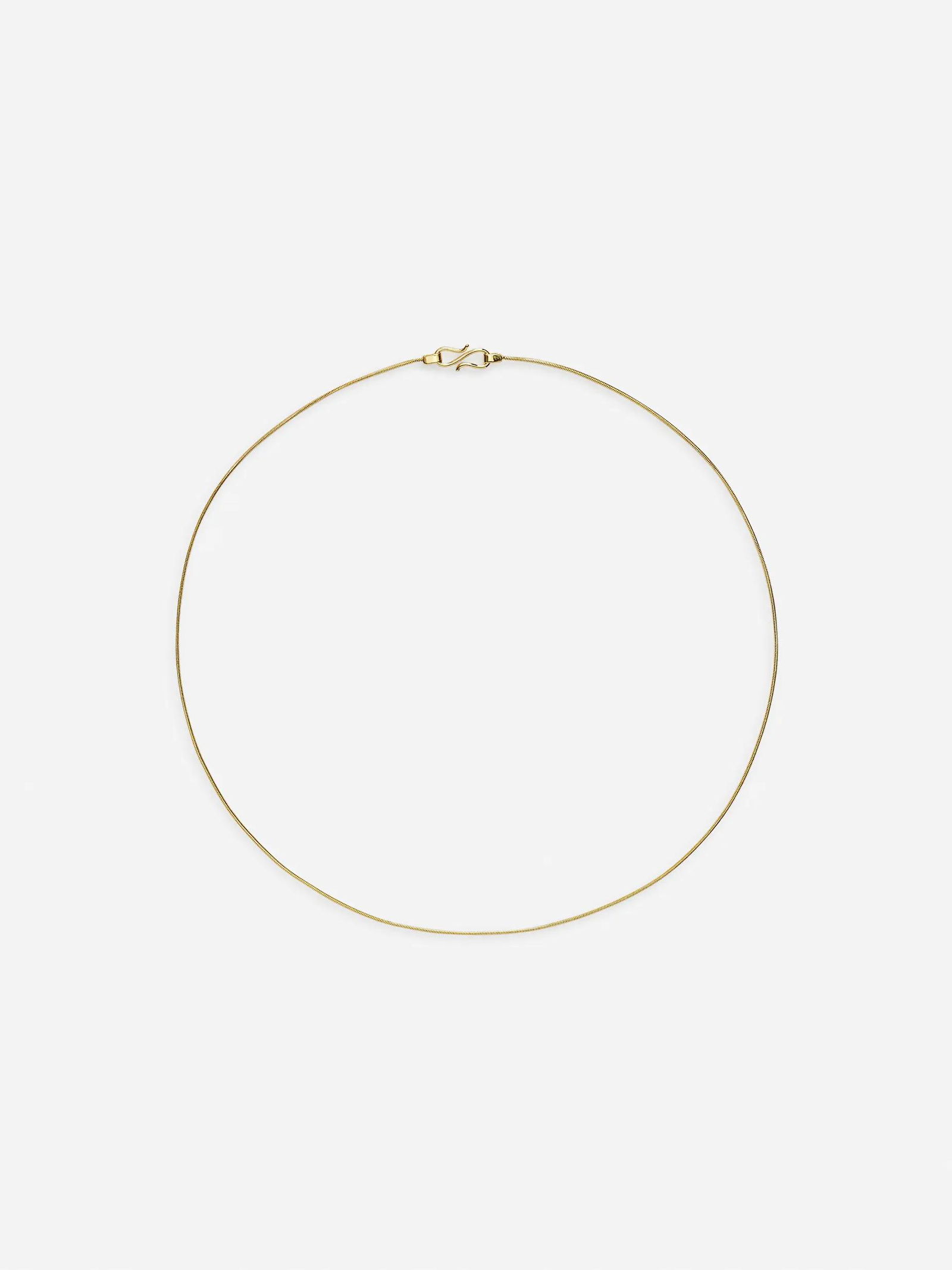 ARKET Gold-Plated Chain Necklace in Gold | endource