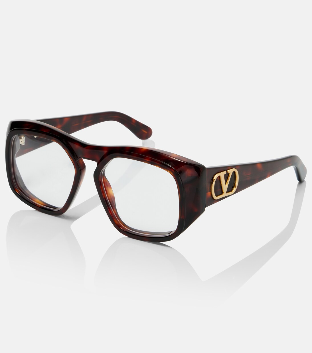 Valentino VLogo Square Glasses | endource