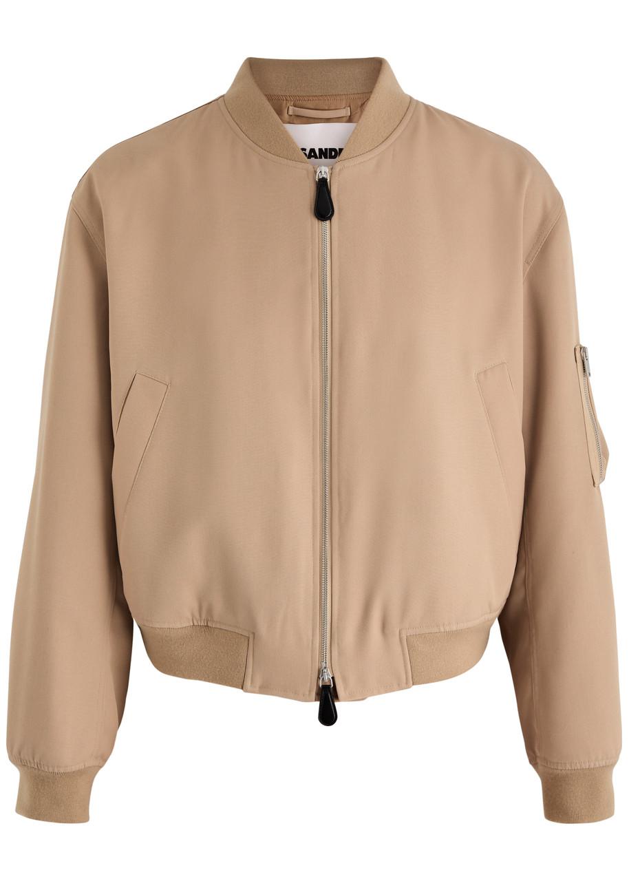 JIL SANDER Wool Bomber Jacket | endource