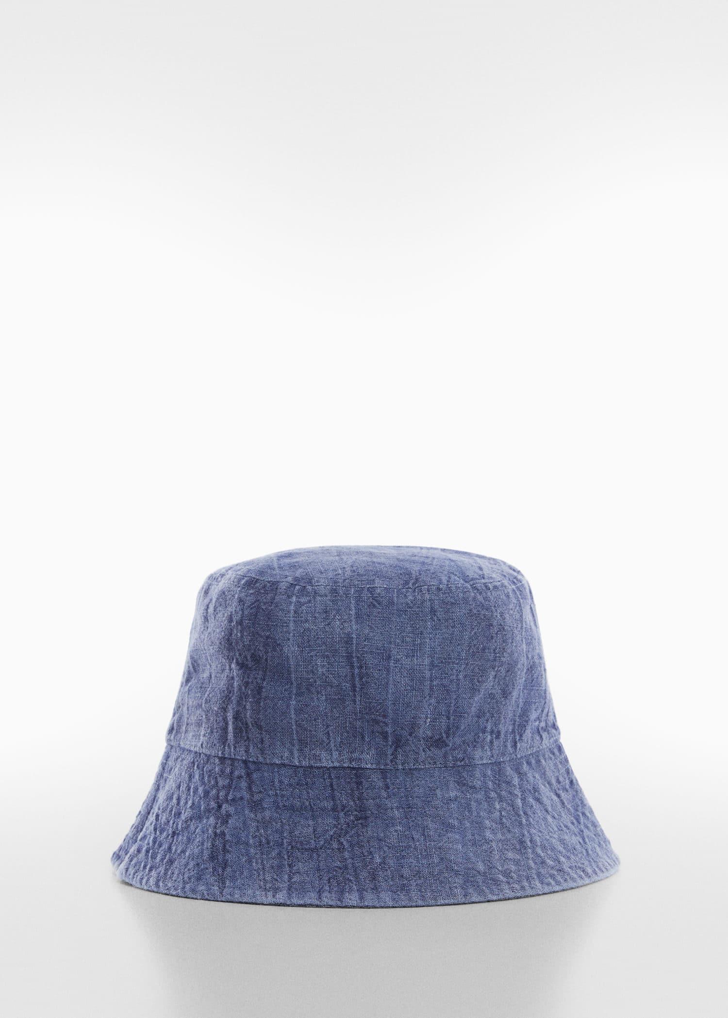 MANGO Bucket Hat in Indigo Blue | endource