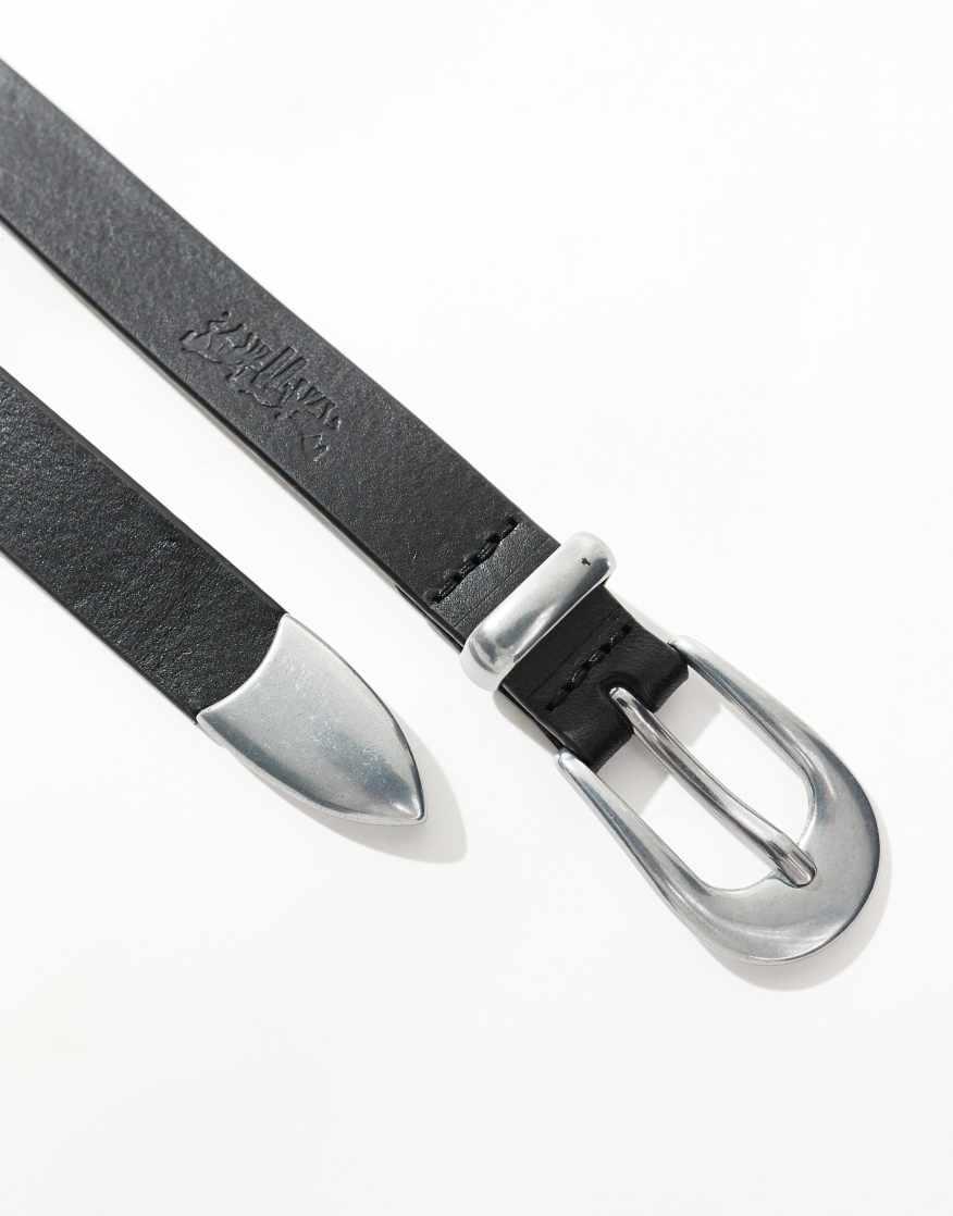 LEVI'S Valarie Western Leather Belt in REGULAR BLACK | endource