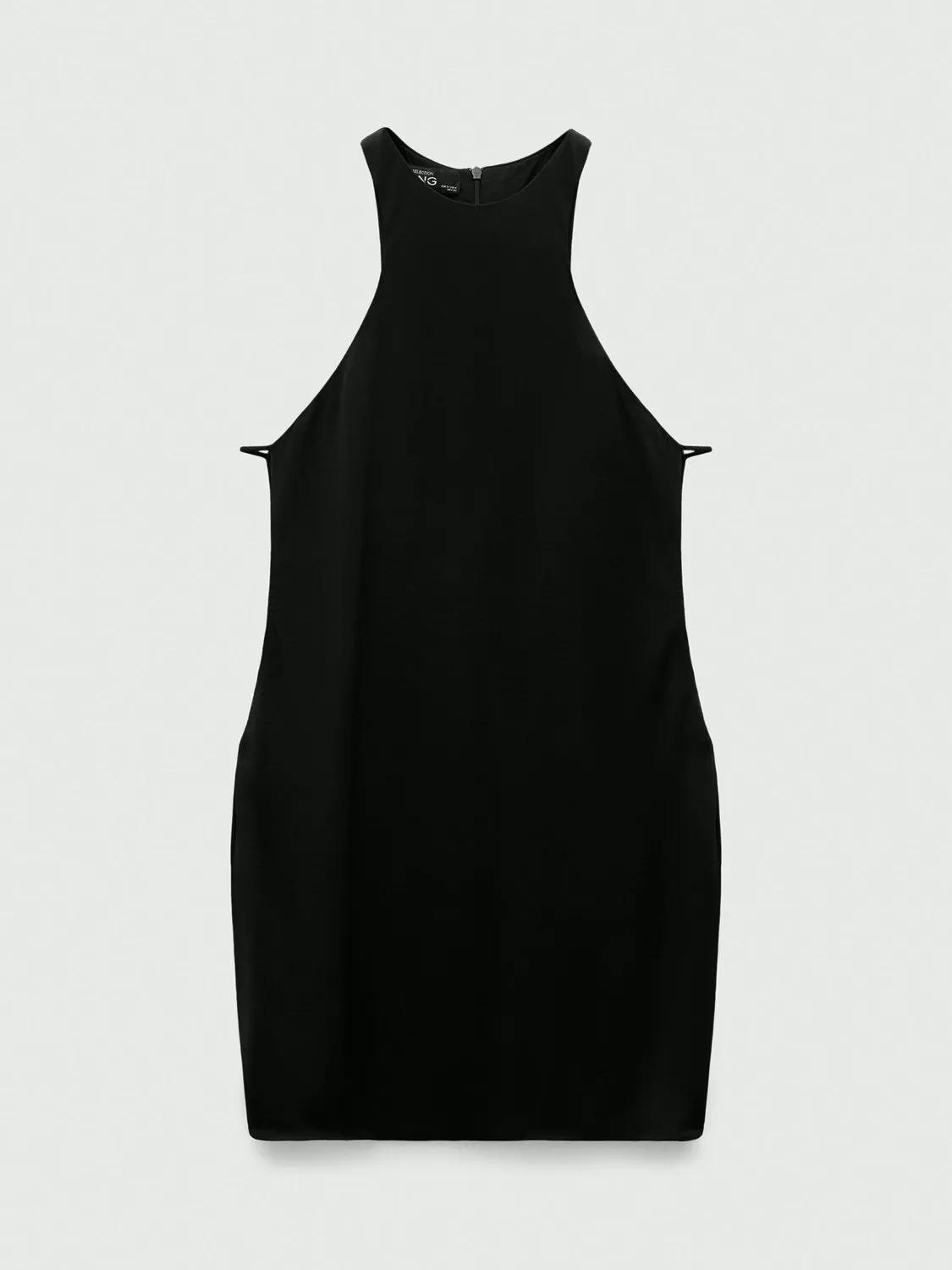 MANGO Kate Bodycon Mini Dress in Black | endource