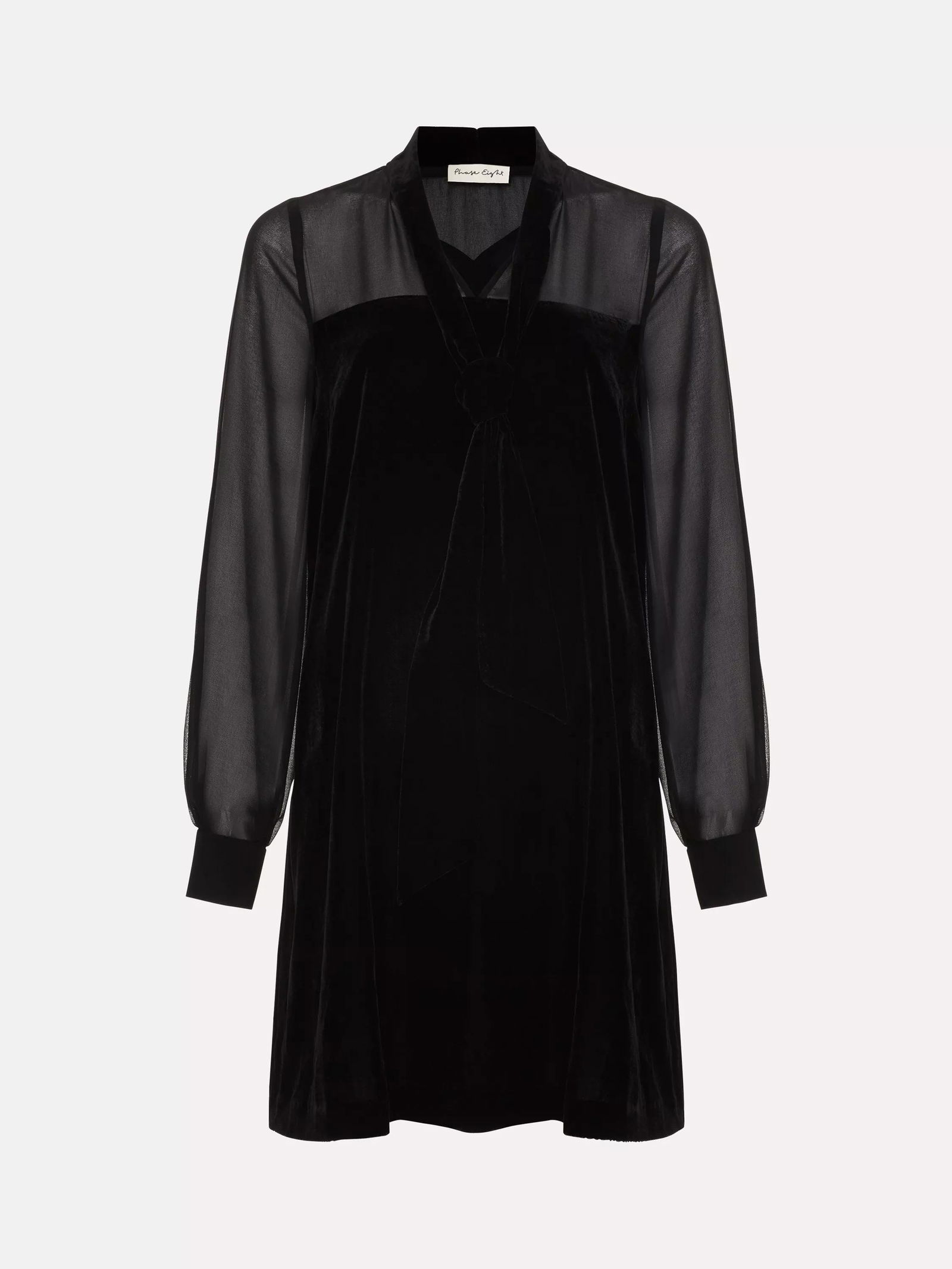 PHASE EIGHT Seraphine Velvet Tunic Dress | endource