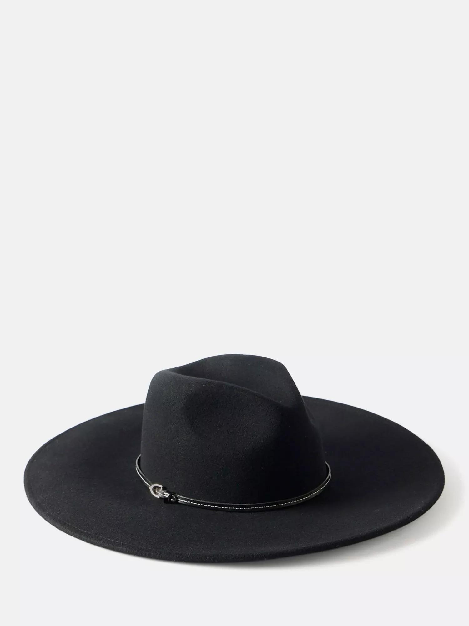 MINT VELVET Cowboy Pure Wool Fedora Hat | endource
