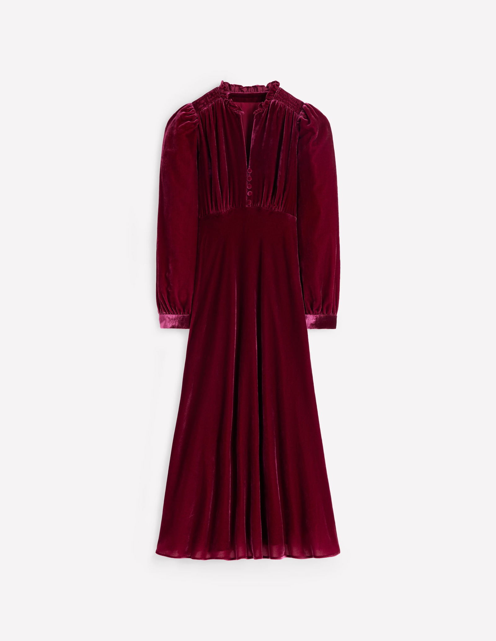 BODEN Cassie Velvet Tea Dress | endource