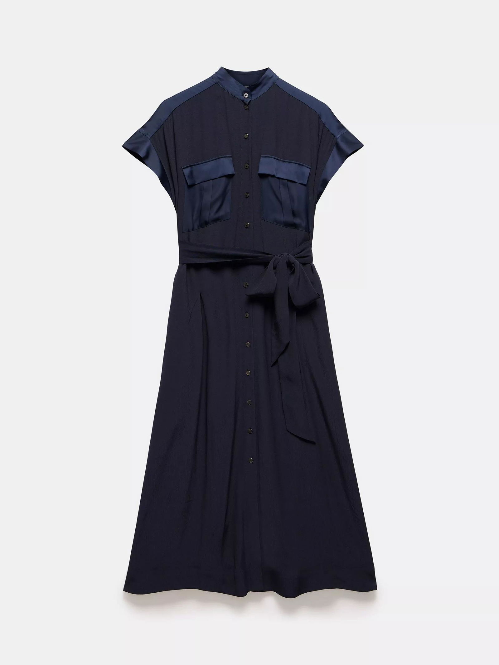 MINT VELVET Utility Midi Dress in Navy | endource