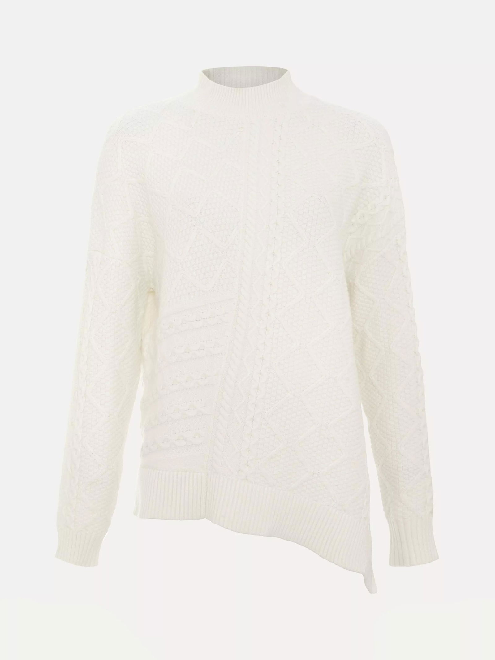 PHASE EIGHT Casey Cable Jumper in Winter White | endource