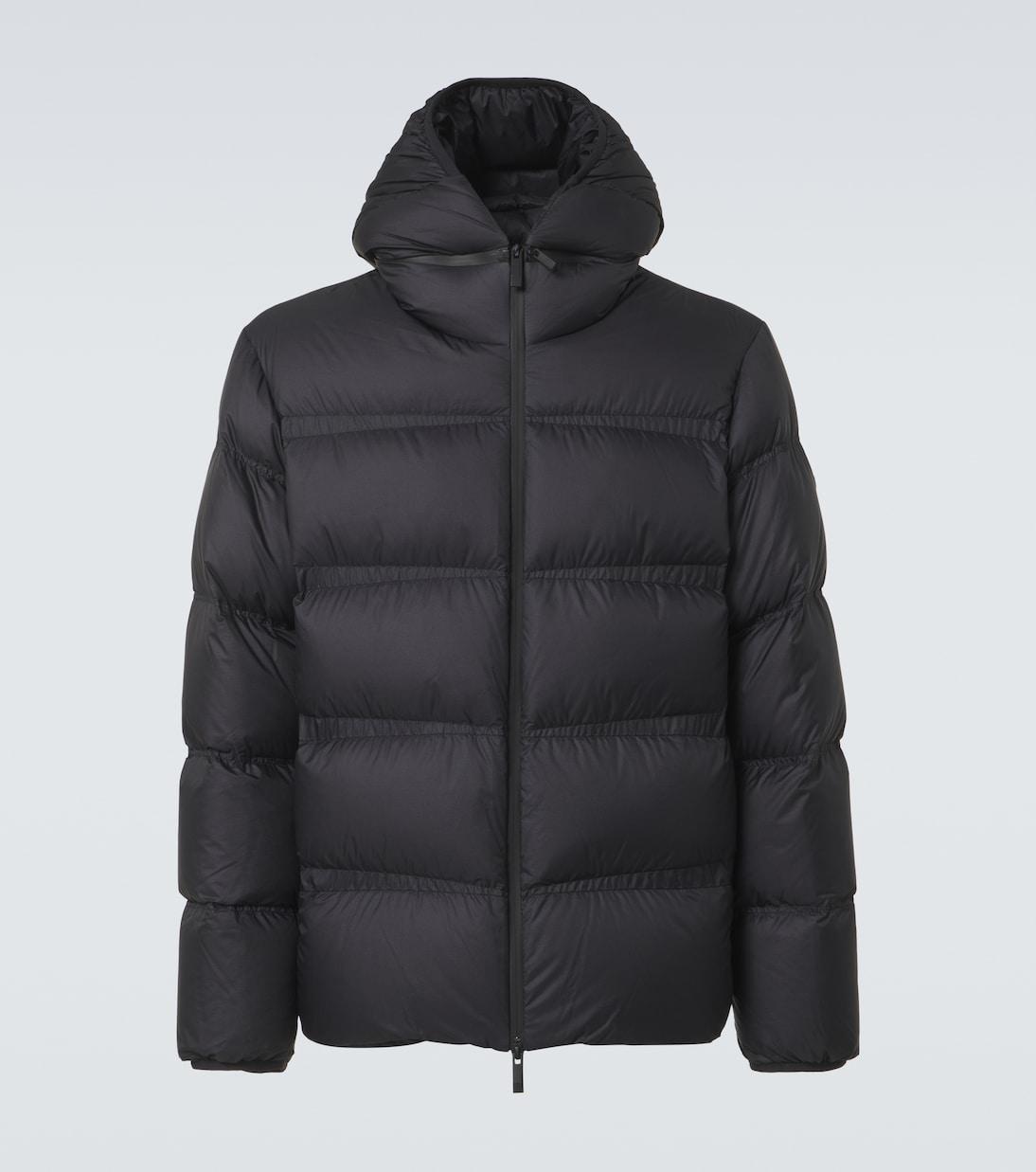 MONCLER Masac Quilted Down Jacket in Black | endource