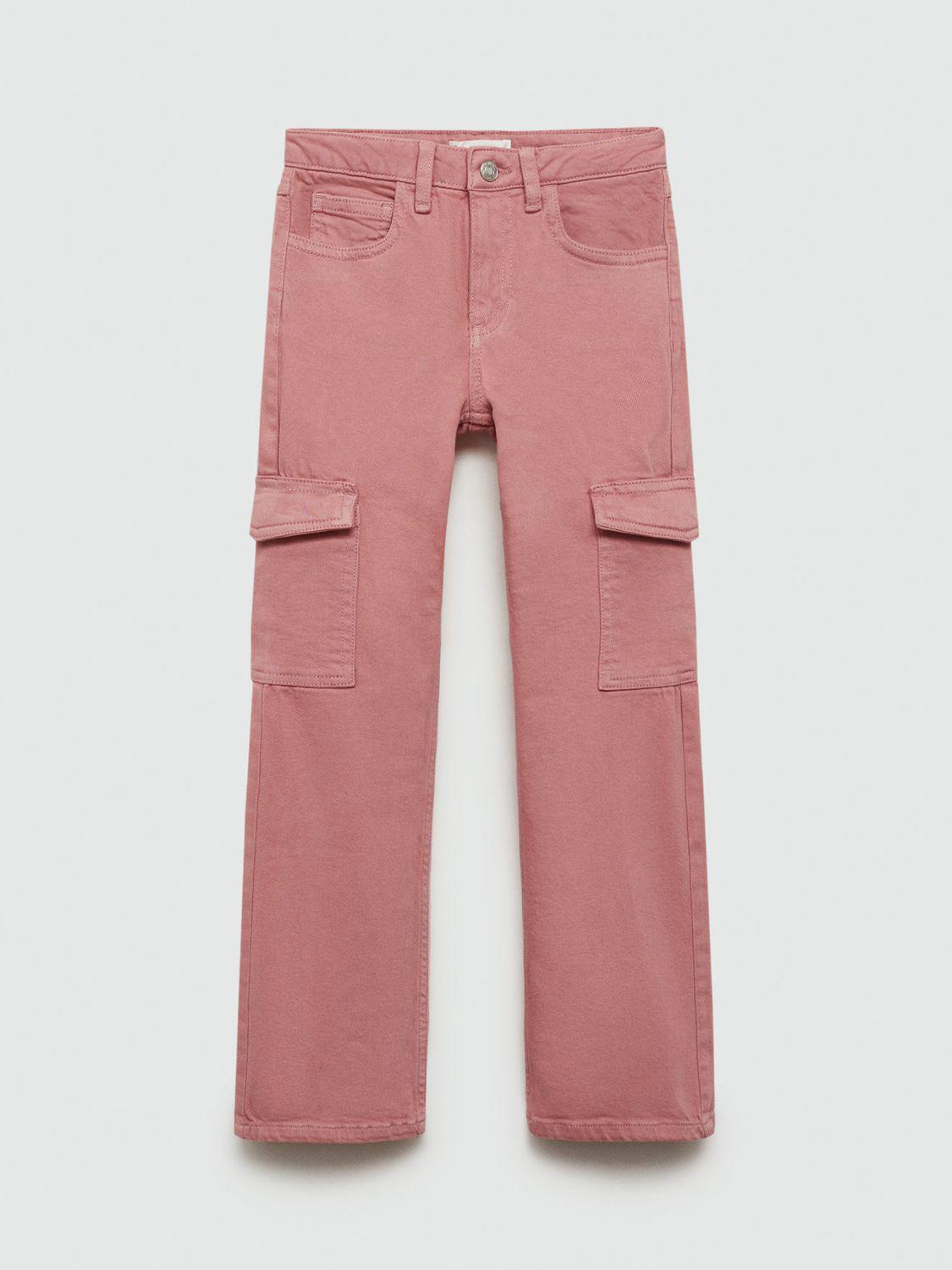 MANGO Cargo Jeans in Pink | endource
