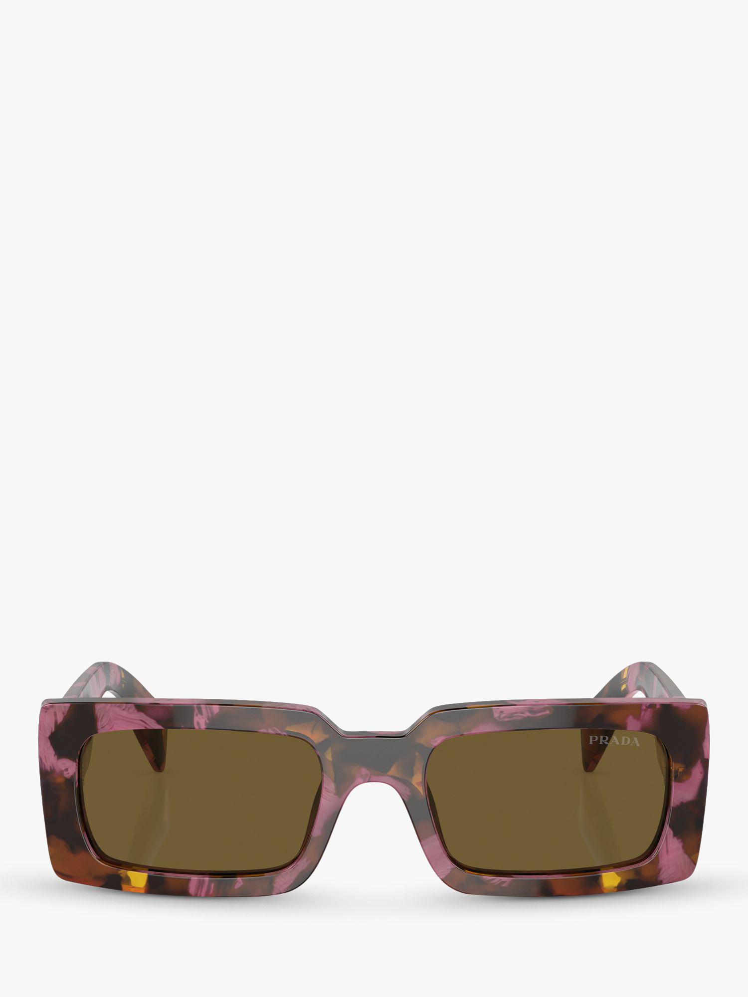 PRADA PR A07S Women's Rectangular Sunglasses | Endource
