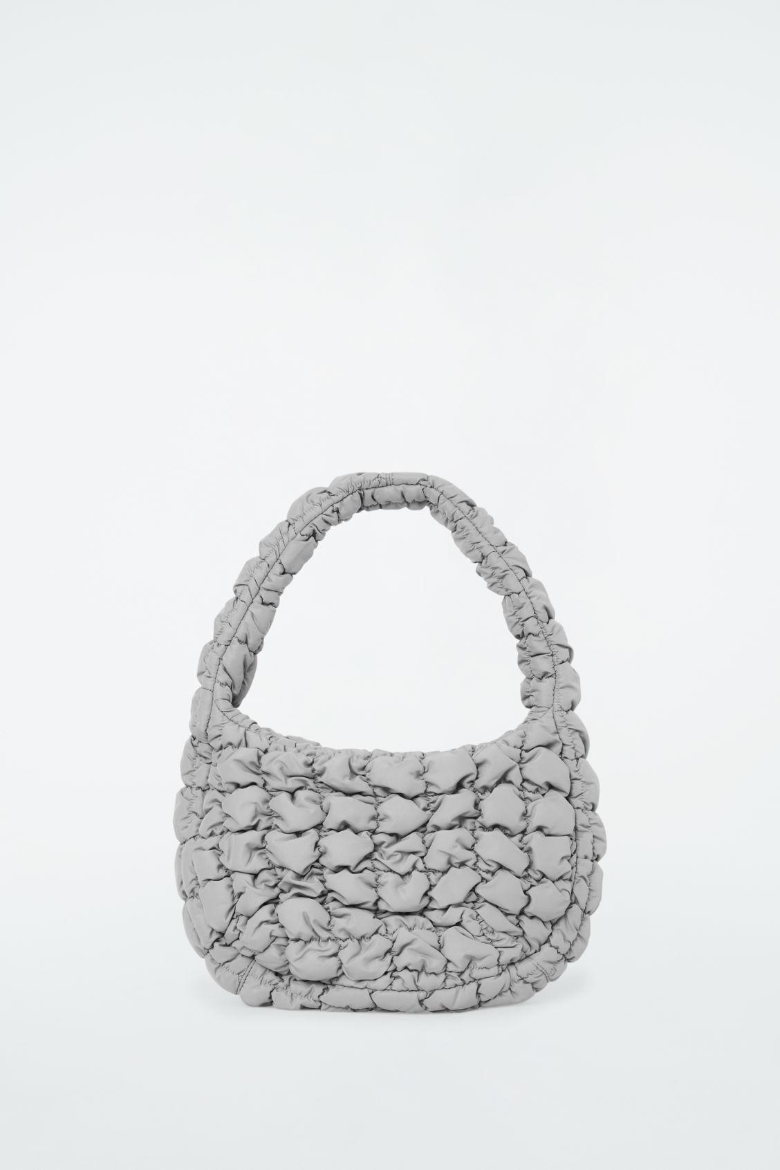 COS Quilted Mini Bag in GREY | endource
