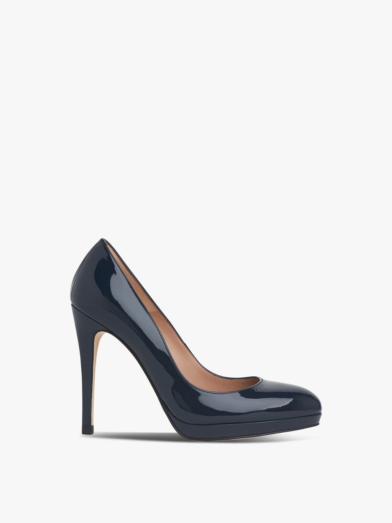 L.K. BENNETT Tess Navy Suede Courts | endource
