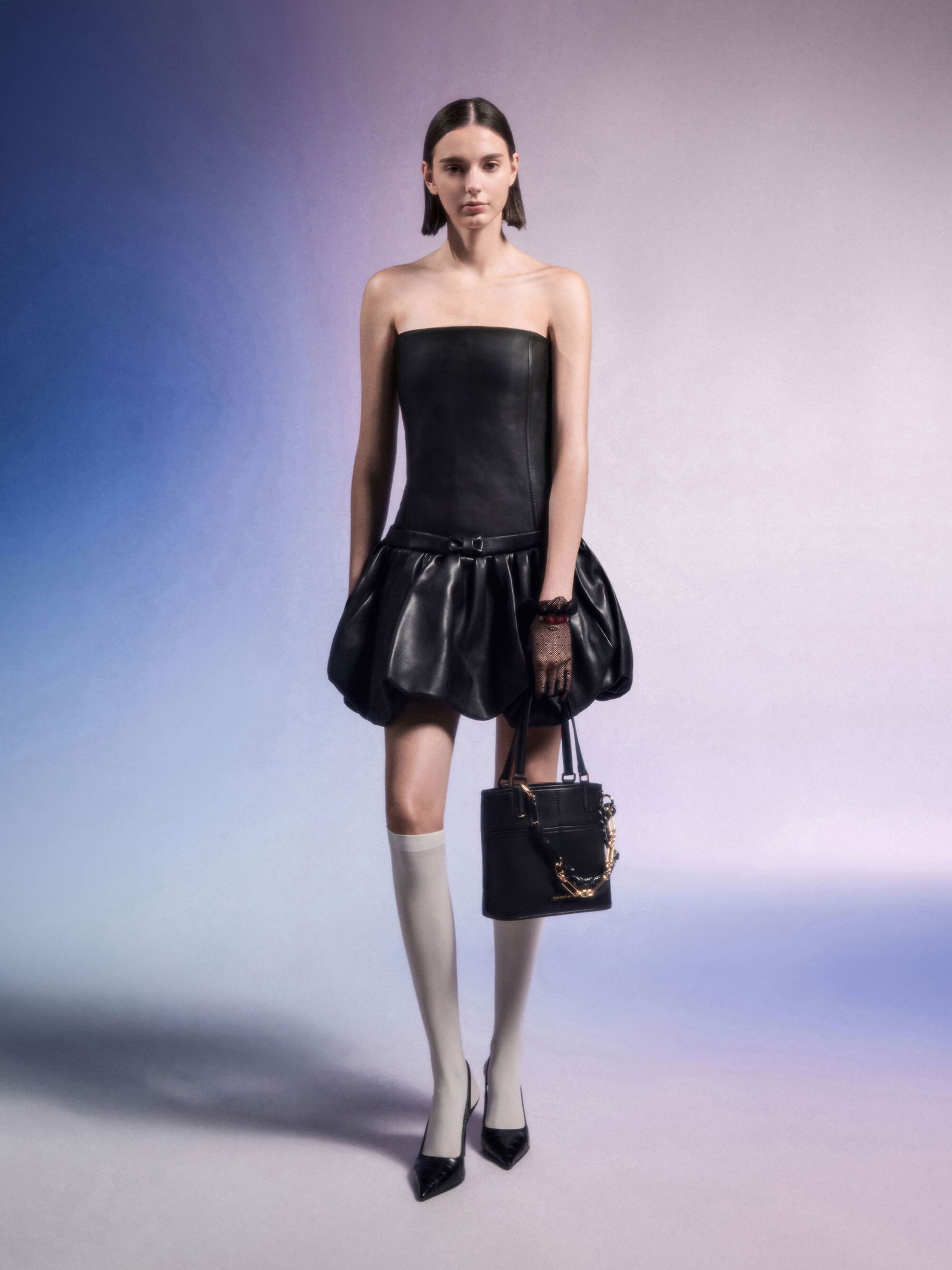 CHARLES & KEITH Addison Knotted-Rope Reversible Tote Bag | endource