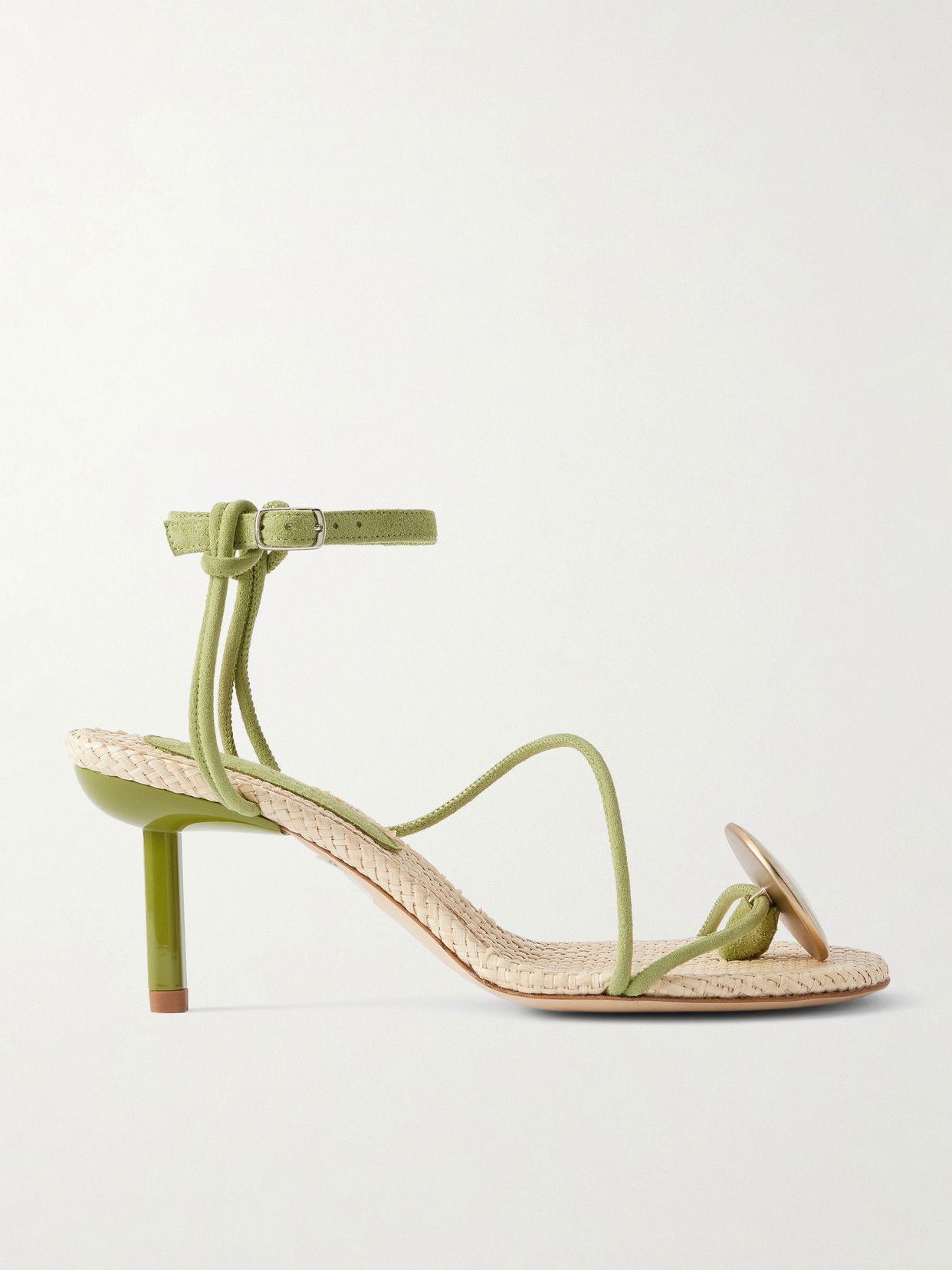 CHRISTOPHER ESBER Doma Embellished Suede Sandals | endource