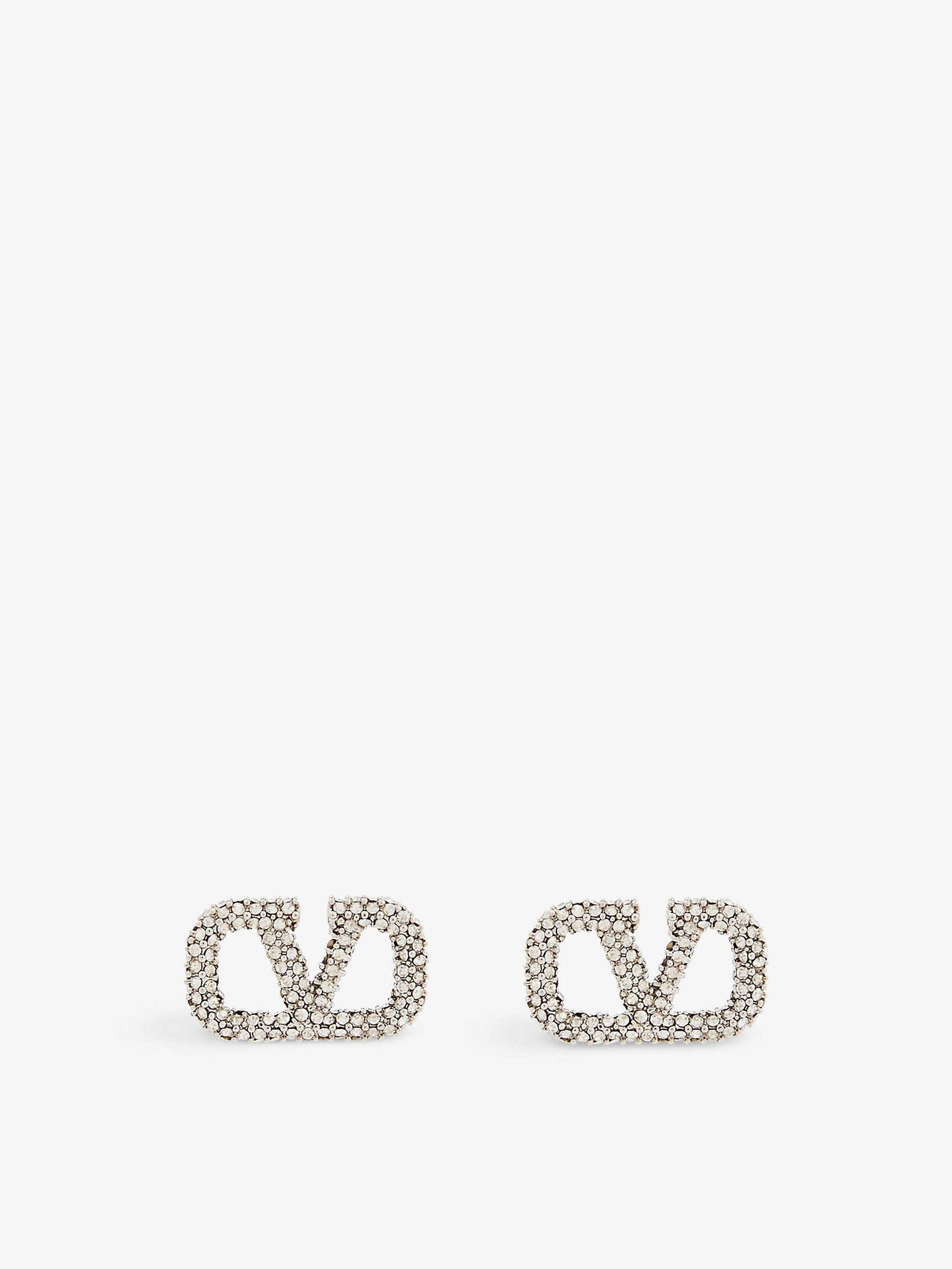 VALENTINO GARAVANI Crystal-Embellished Metal Single Earring in ...
