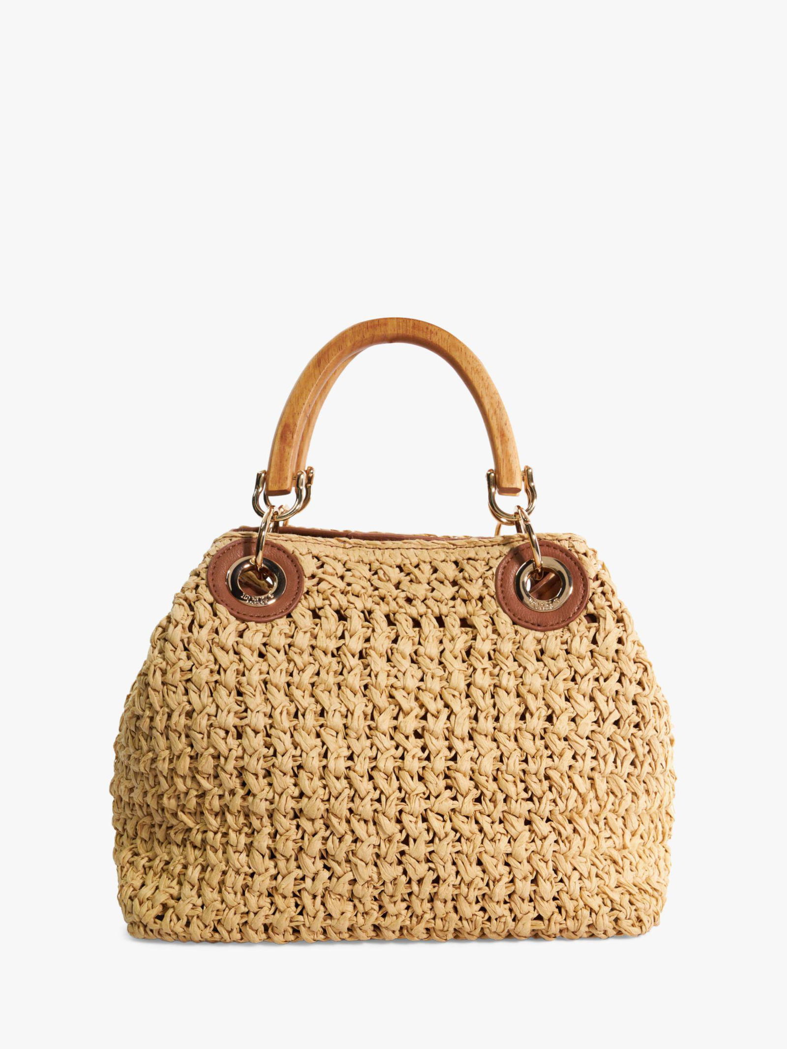 DUNE Deltaz Raffia Grab Bag in Natural | Endource