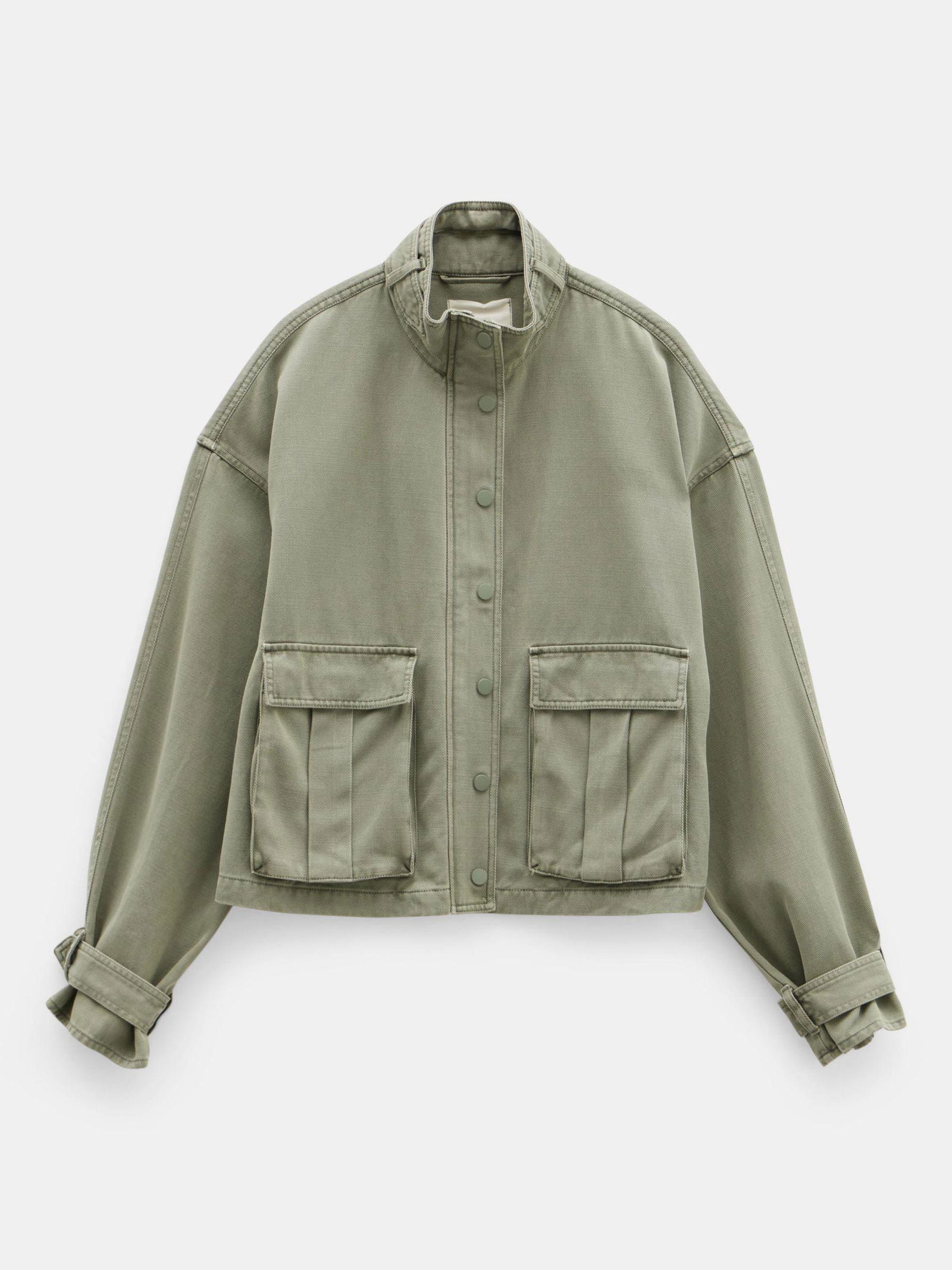HUSH Melinda Utility Jacket in Green | endource
