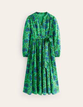 BODEN Jen Cotton Midi Dress | endource