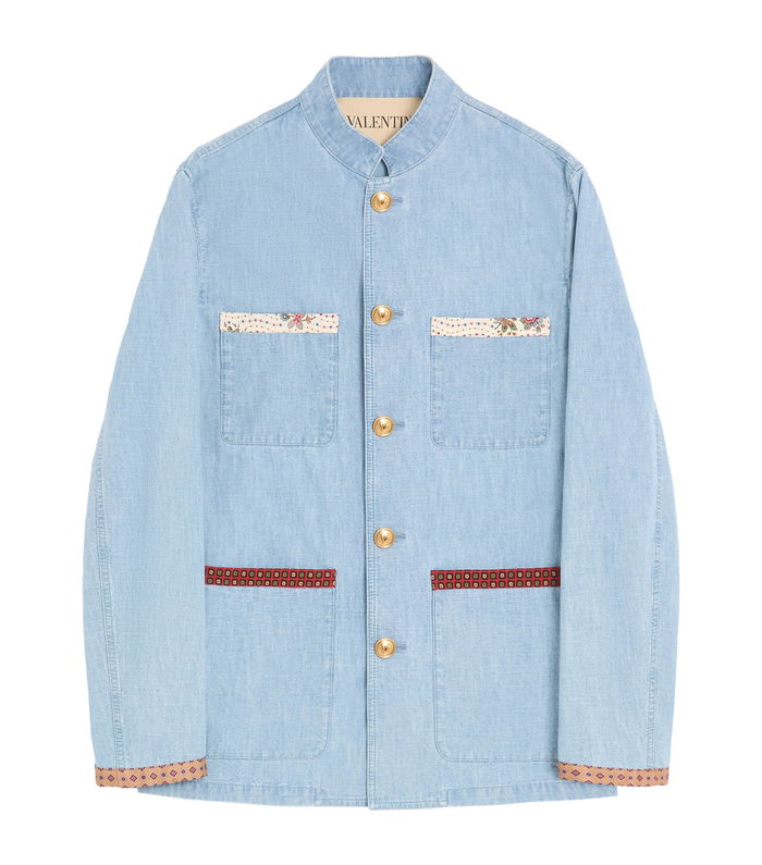 VALENTINO GARAVANI Denim Safari Jacket | endource