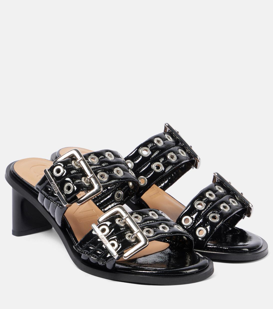GANNI Quilted Mules | endource