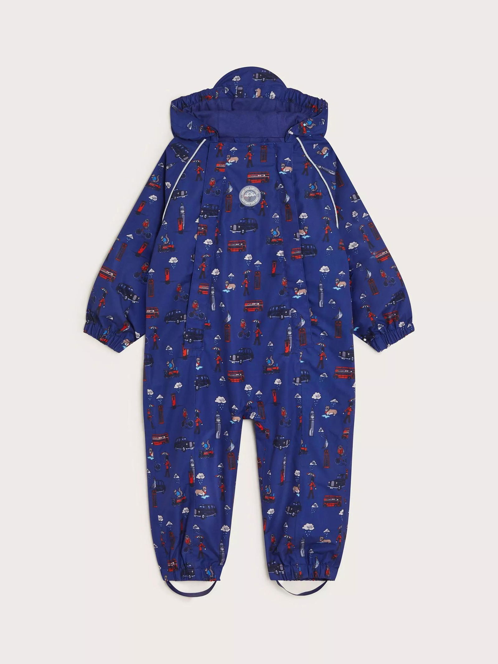 Monsoon London All In One Waterproof Suit in Blue/Multi | endource