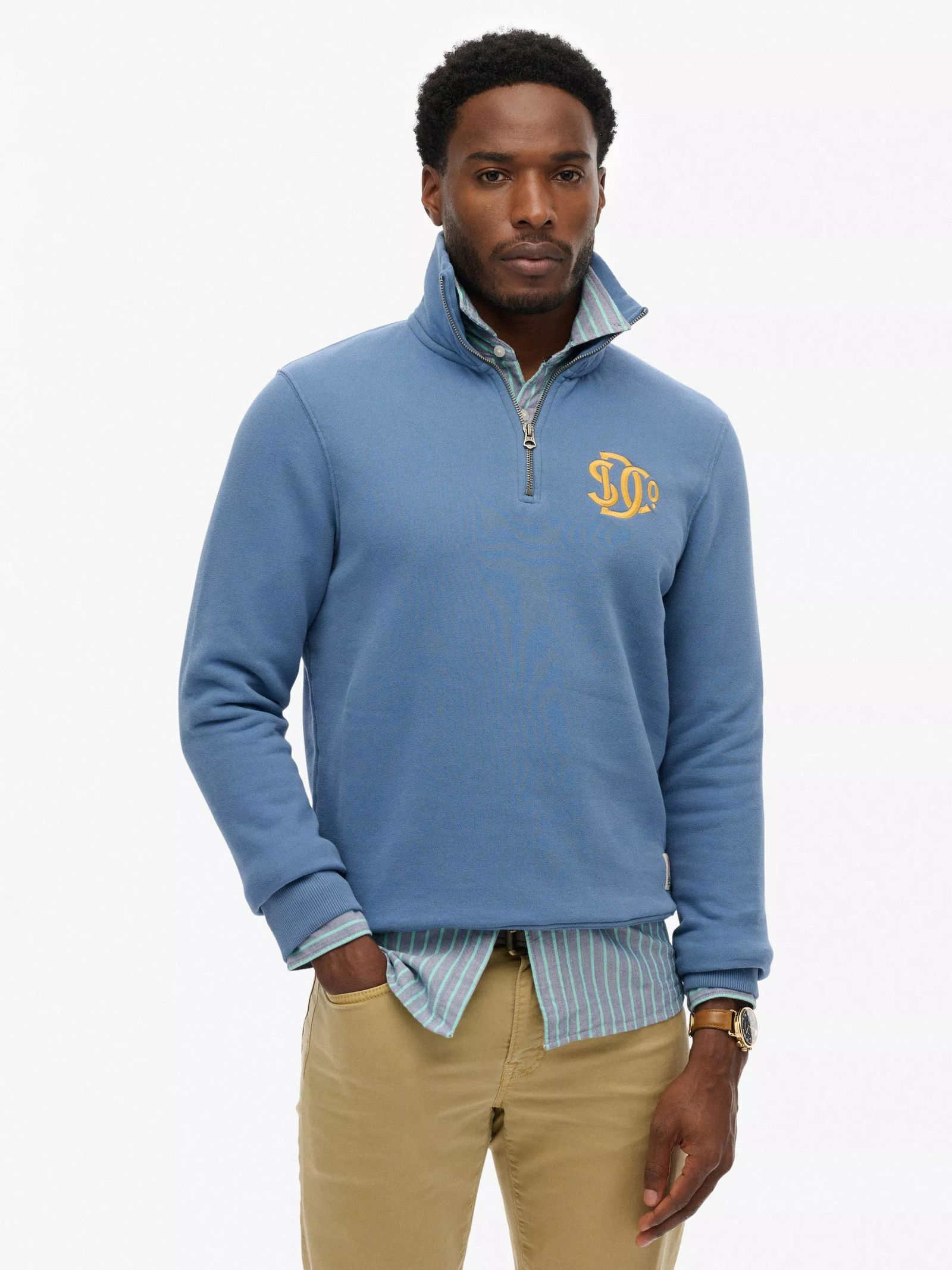 SUPERDRY Neon Half Zip Track Top | endource