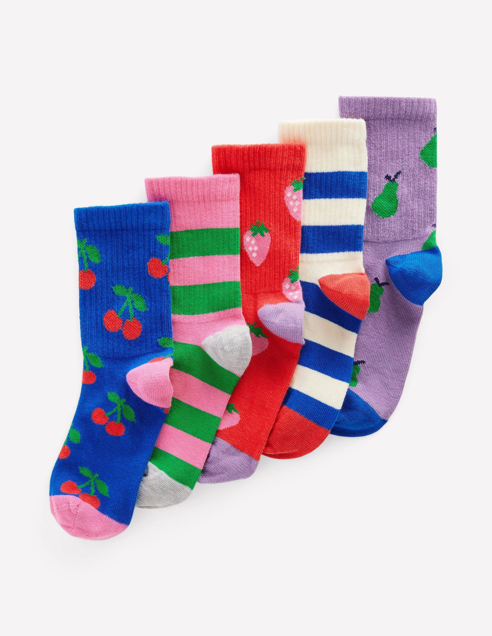 BODEN Five Pack Ribbed Socks | endource