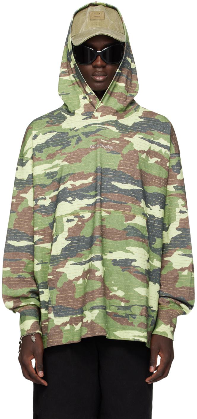 ACNE STUDIOS Camo Pattern Hoodie | endource