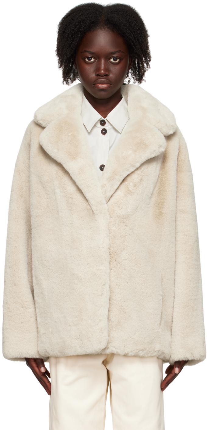 STAND STUDIO Savannah Faux-Fur Jacket | endource