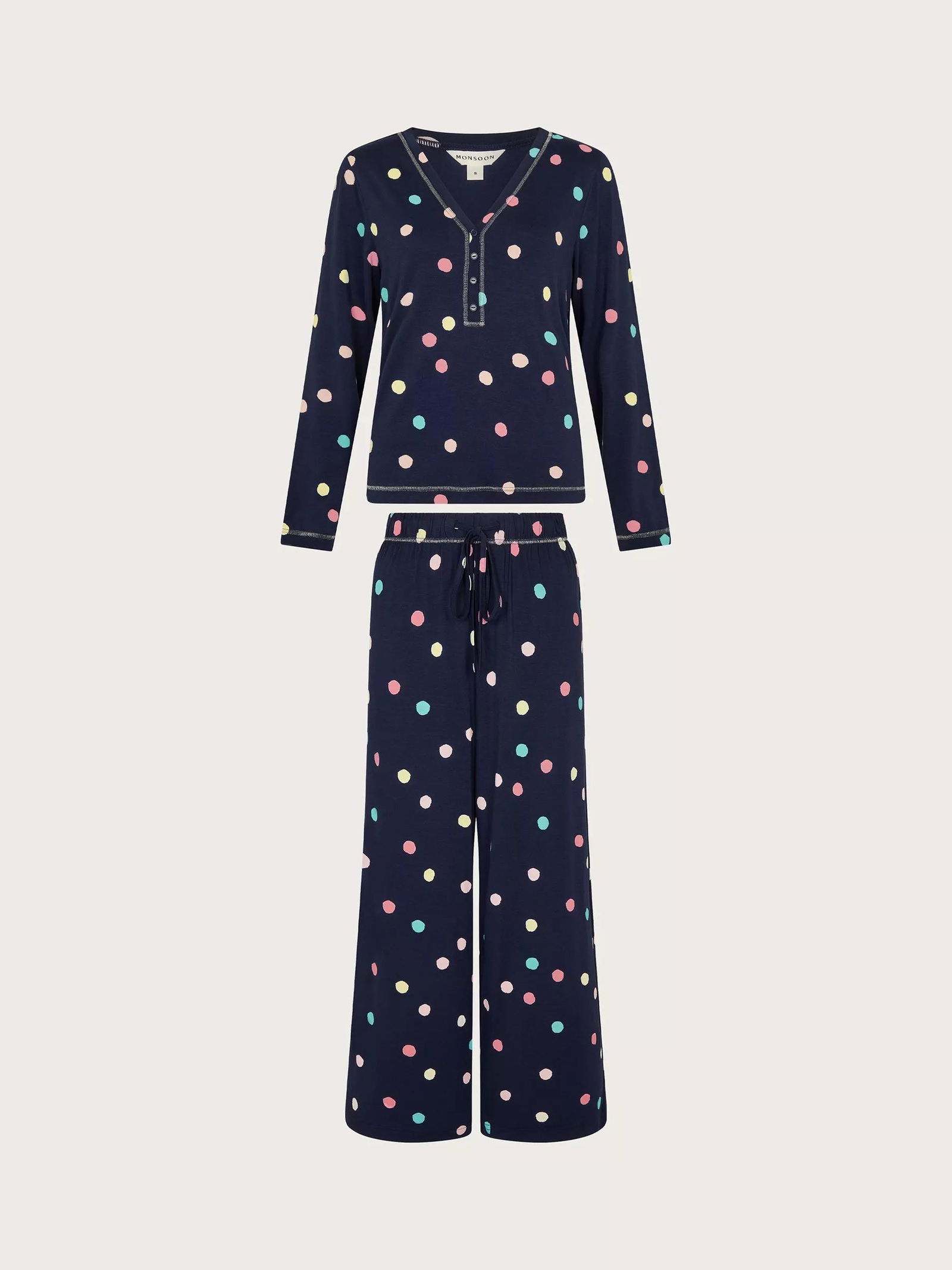Monsoon Sabrina Spot Pyjama Set | endource