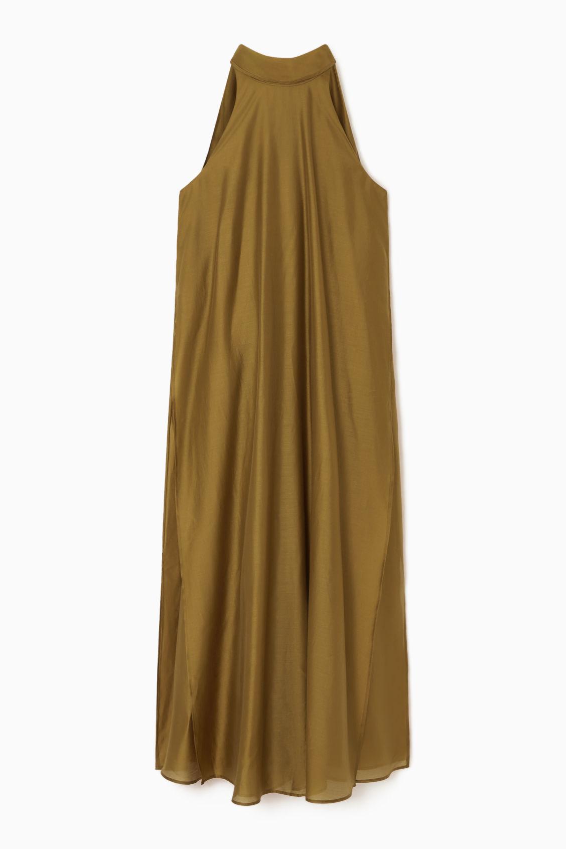 COS Halterneck A-Line Maxi Dress | endource