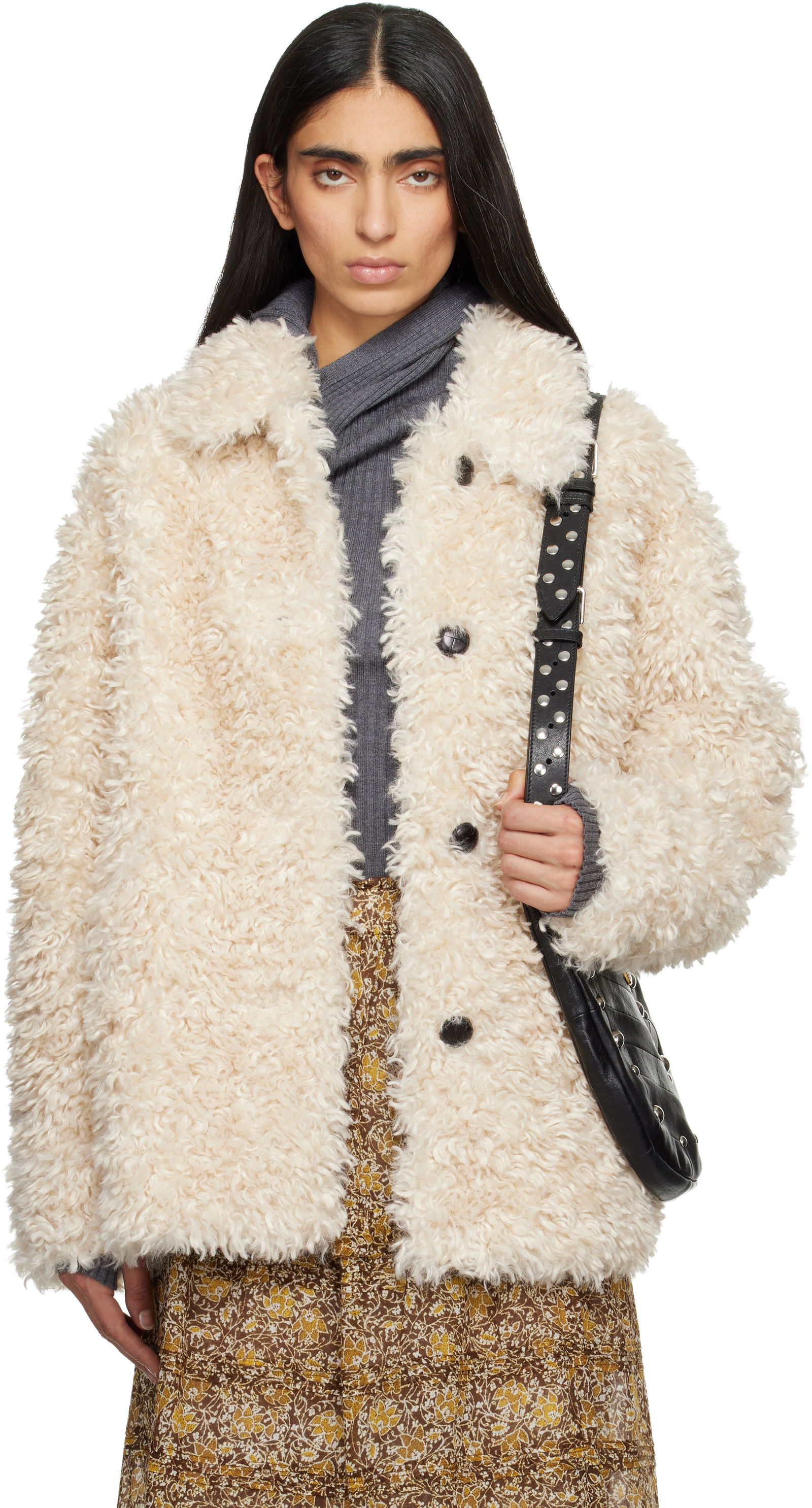 MARANT ÉTOILE Tarvey Faux-Fur Jacket | endource