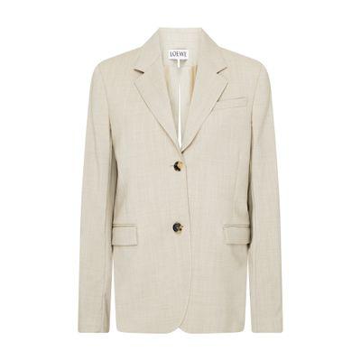 LOEWE Tailored Jacket in Beige | endource