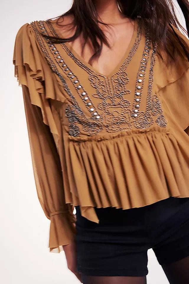 FREE PEOPLE Micah Top in Golden Eagle | endource