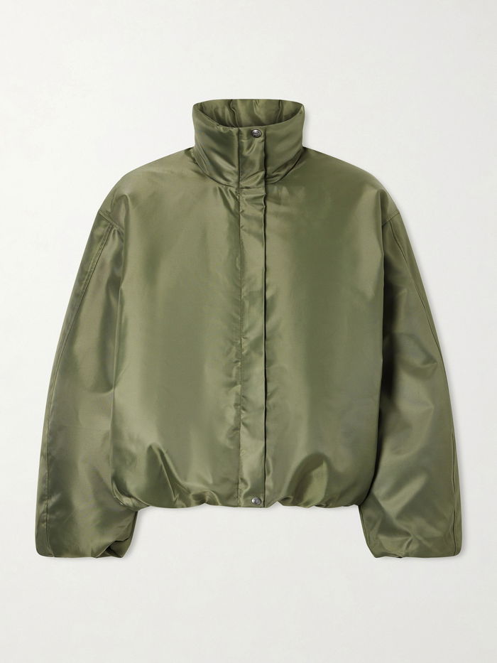 ANINE BING Cyrus Shell Bomber Jacket | endource