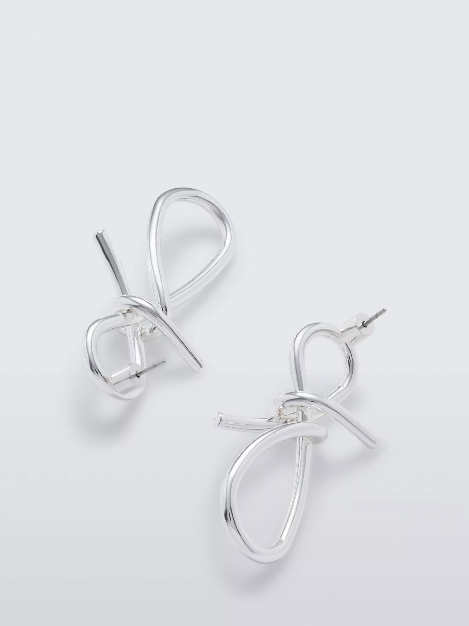 JOHN LEWIS Knot Loop Stud Earrings | endource