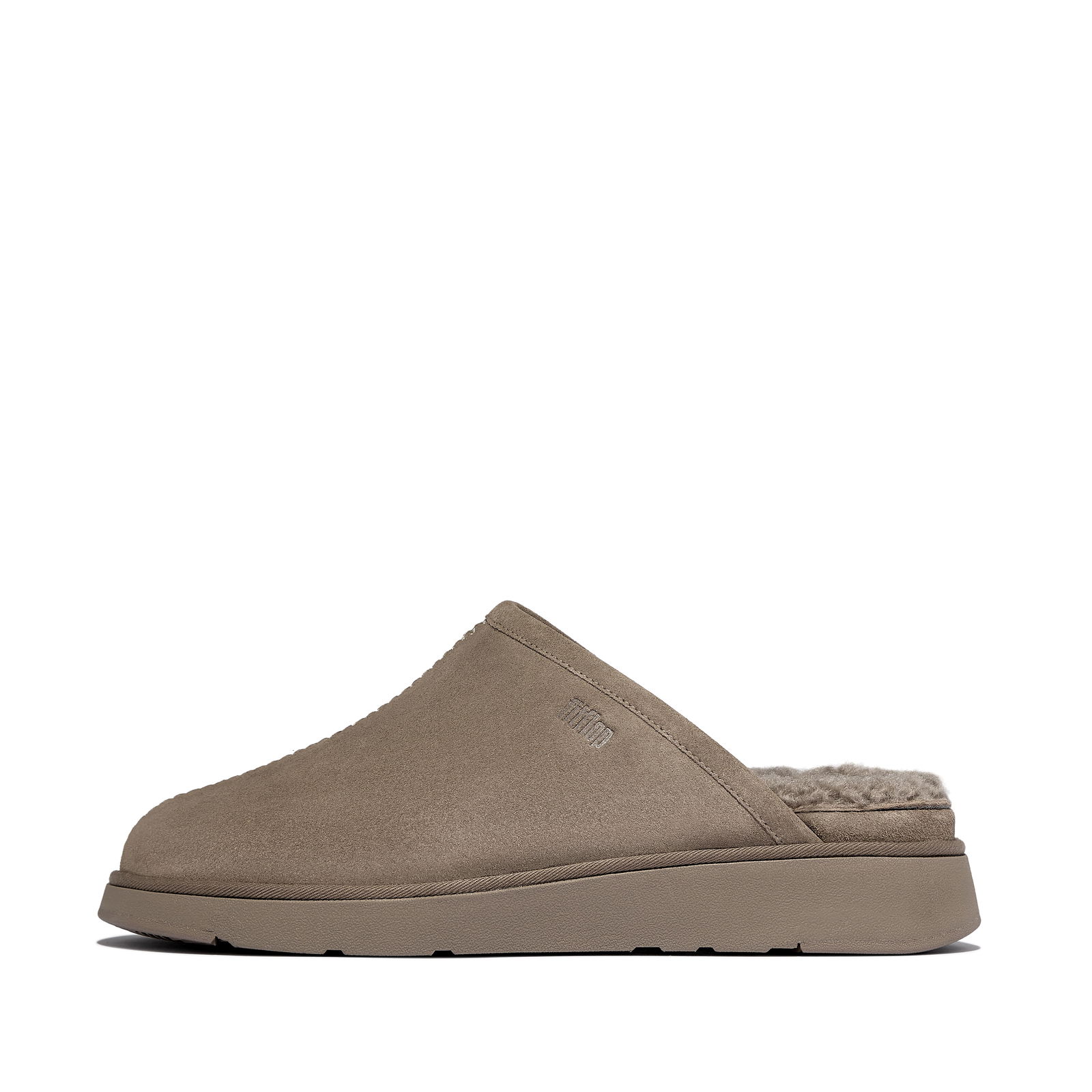 FitFlop Gen-FF Shearling-Lined Suede Slippers | endource