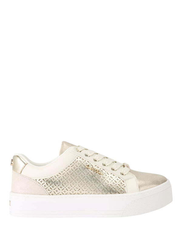 CARVELA Statement Laser Trainers, Gold | endource