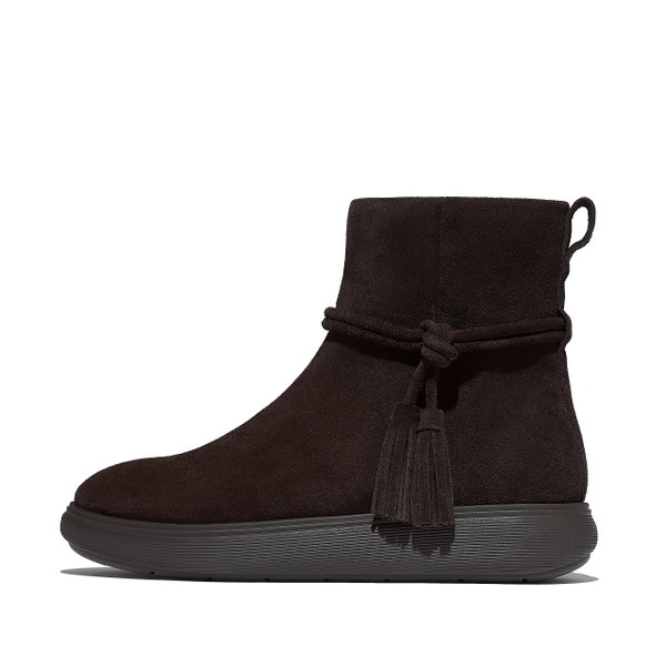 FitFlop IQ-COMFF Tassel Suede Short Boots | endource