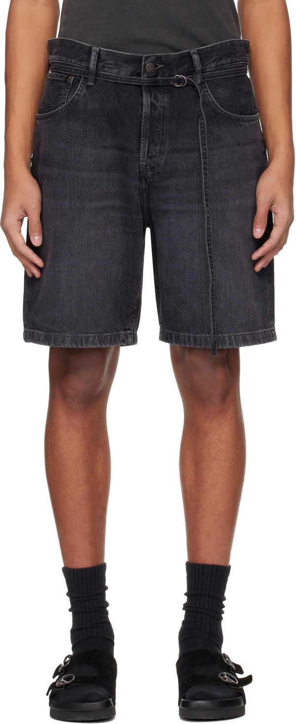 ACNE STUDIOS Loose Fit Denim Shorts | endource