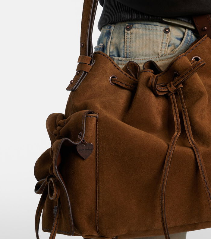 ACNE STUDIOS Suede Bucket Bag | endource
