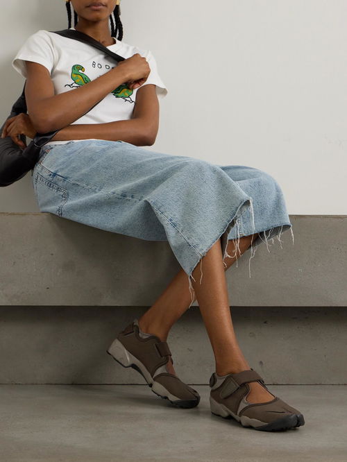 NIKE Air Rift Split-Toe Mesh And Ripstop Sneakers | endource