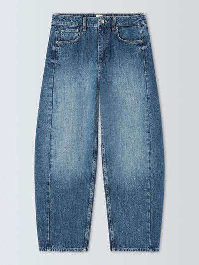 JOHN LEWIS Seamed Barrel Leg Jeans | endource